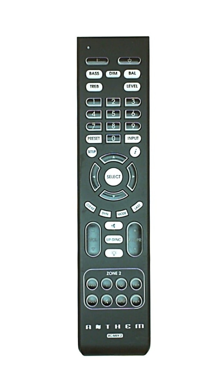 Anthem MRX/AVM Remote Control – Audio Advice